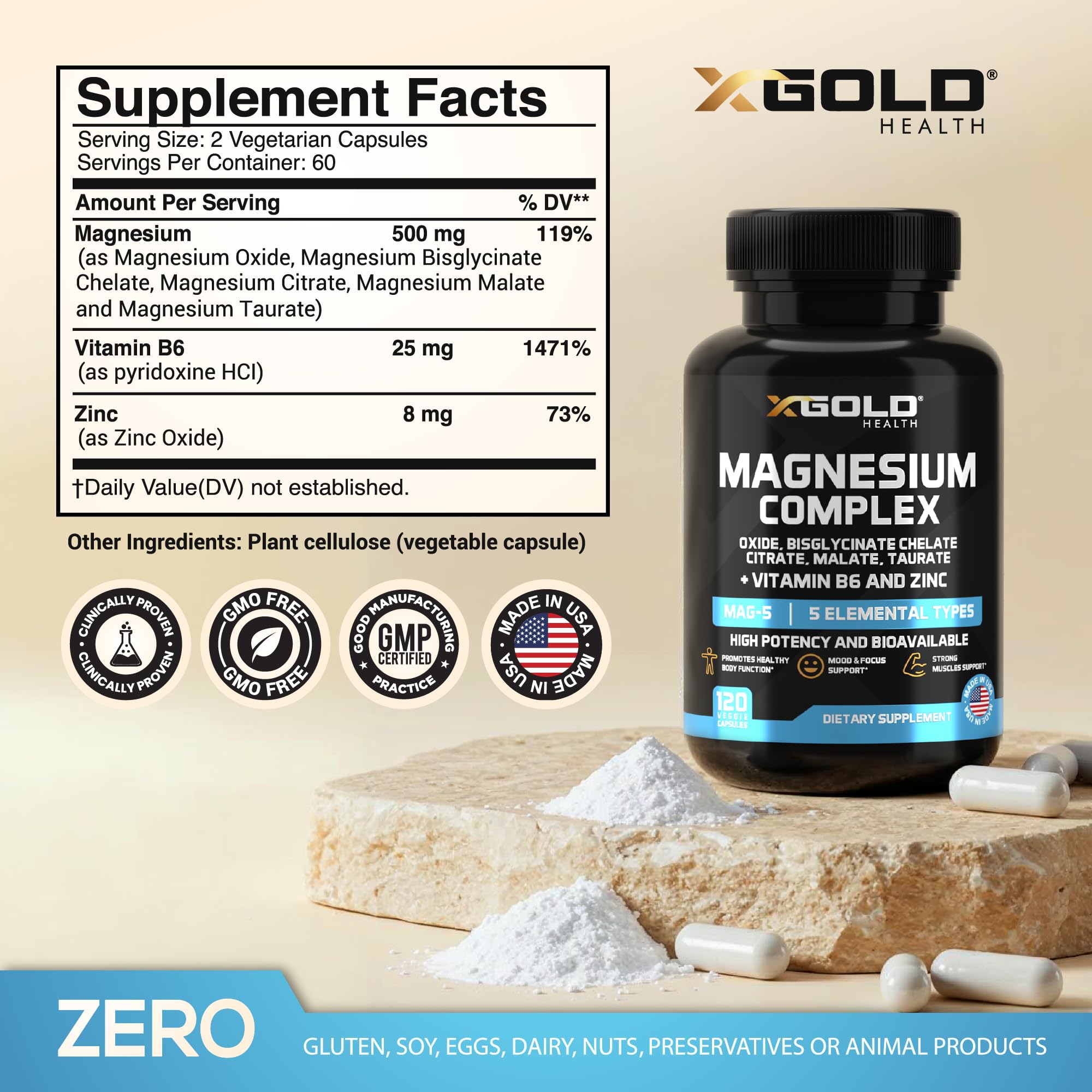 magnesium complex for muscle recovery