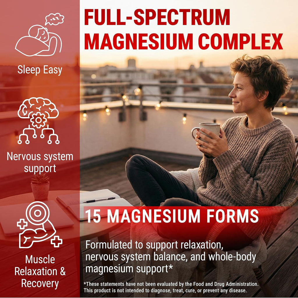 Magnesium complex for muscle relaxation
