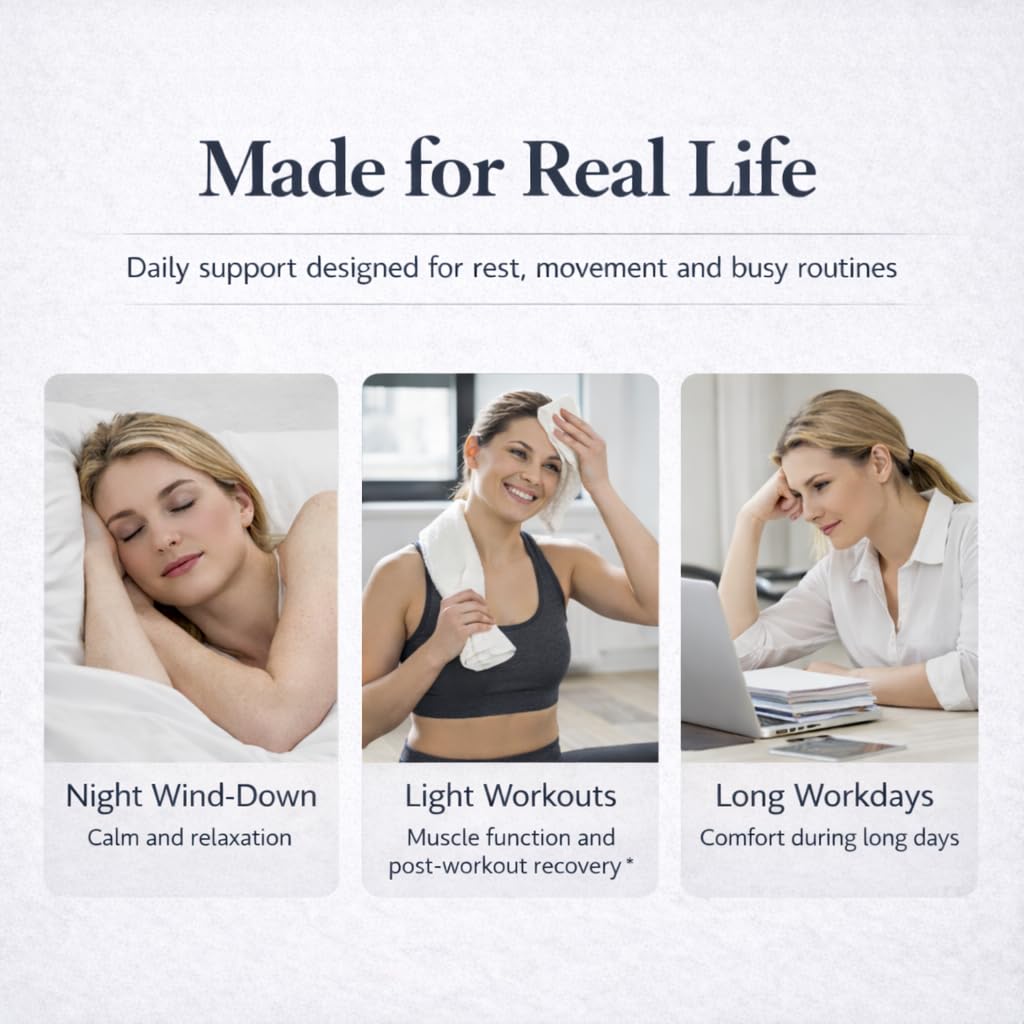 Magnesium complex for muscle relaxation