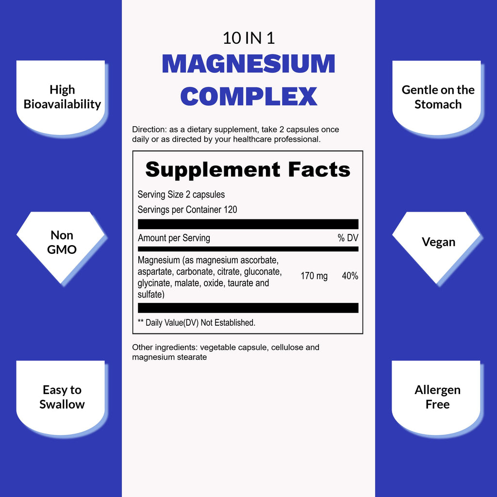 magnesium complex for overall vitality