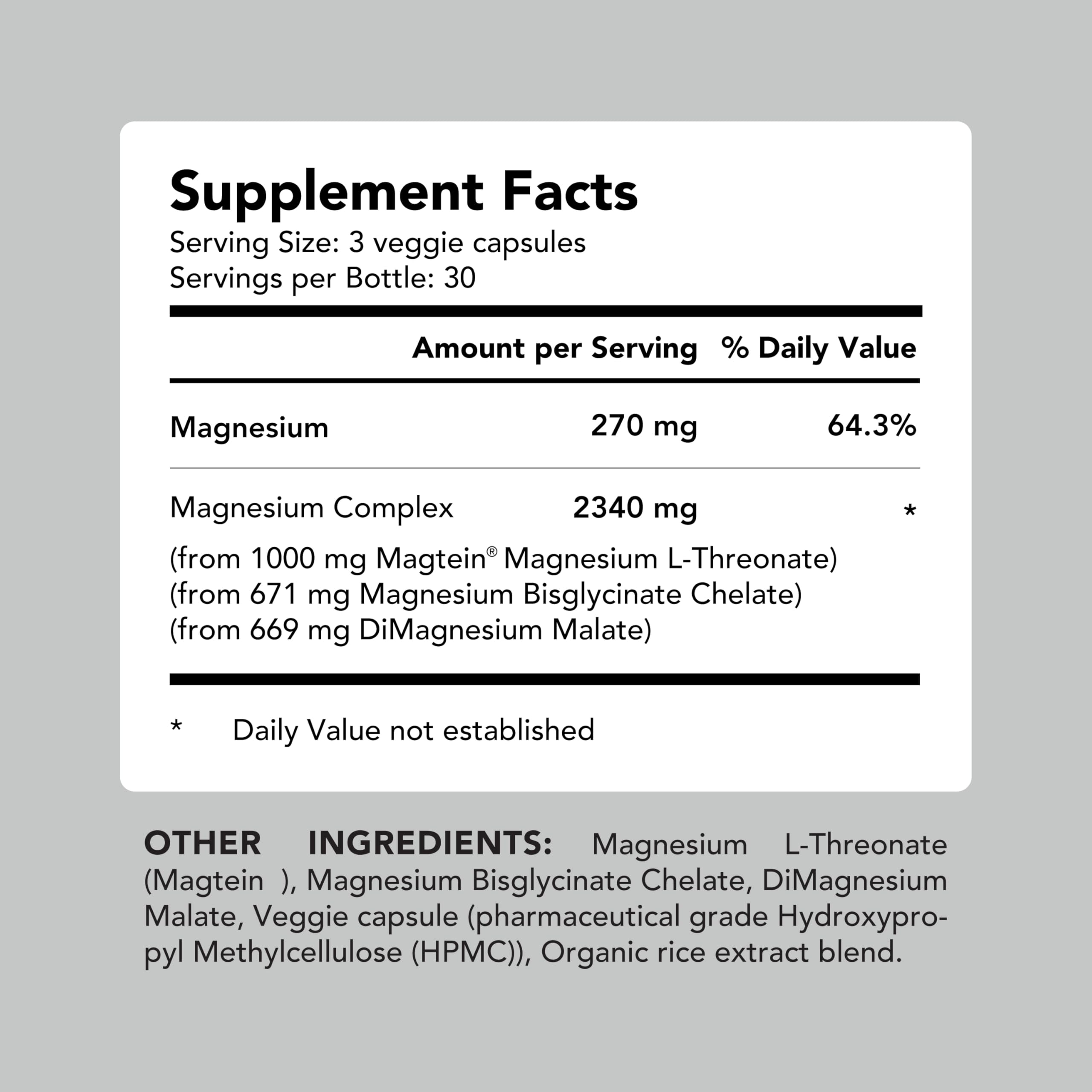 Magnesium complex for overall wellness