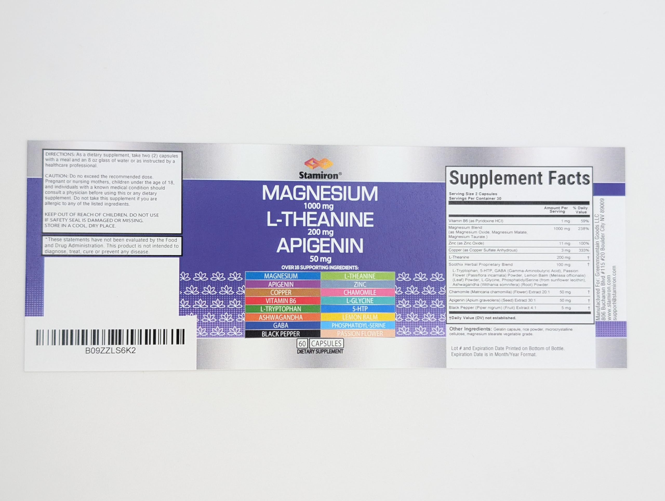 Magnesium complex for overall wellness