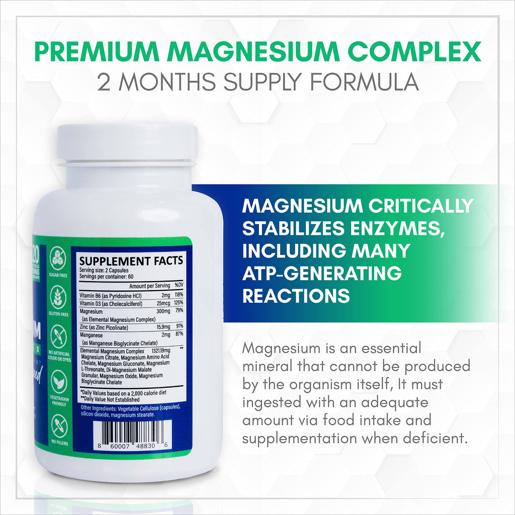 magnesium complex for stress relief