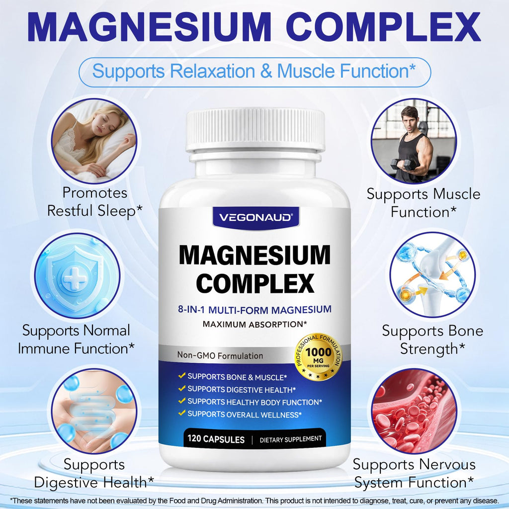 Magnesium complex tablets for better sleep