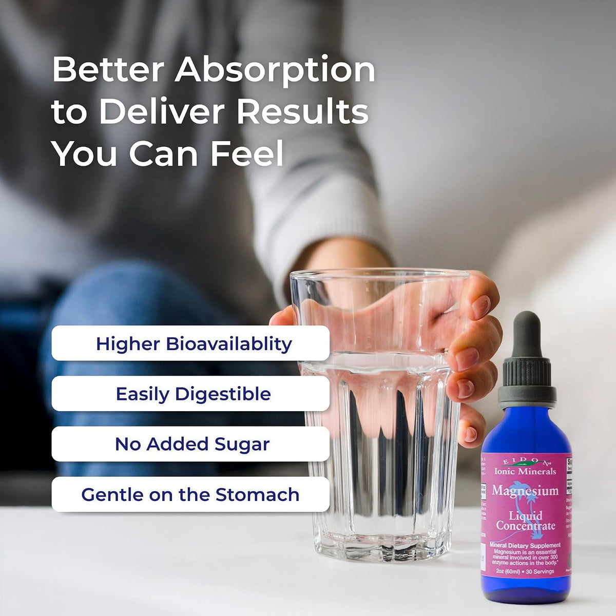 Magnesium concentrate for muscle recovery