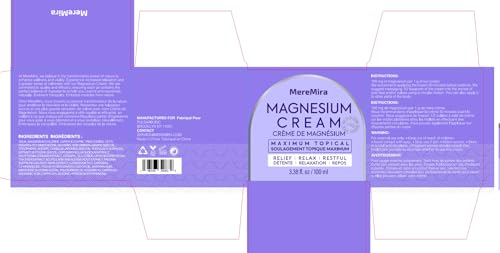magnesium cream for a peaceful night