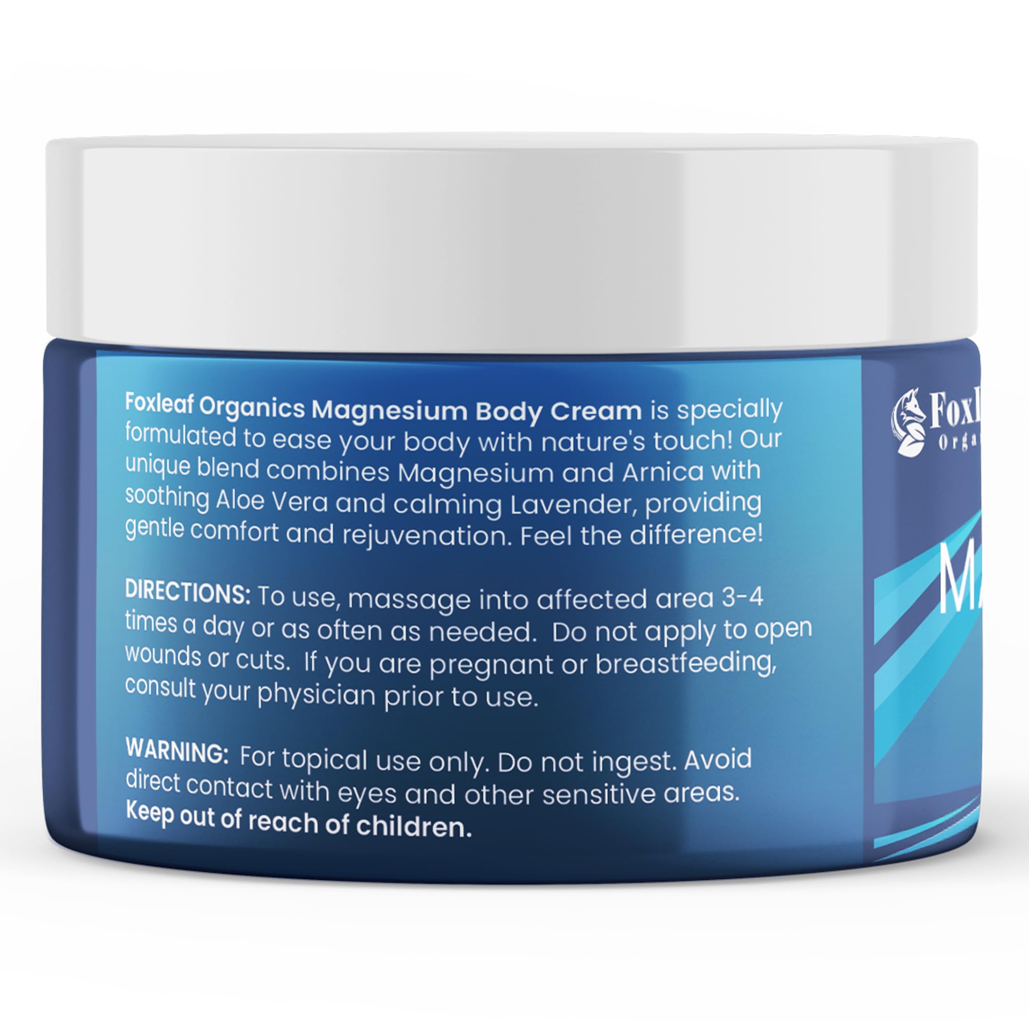 Magnesium cream for enhanced muscle recovery