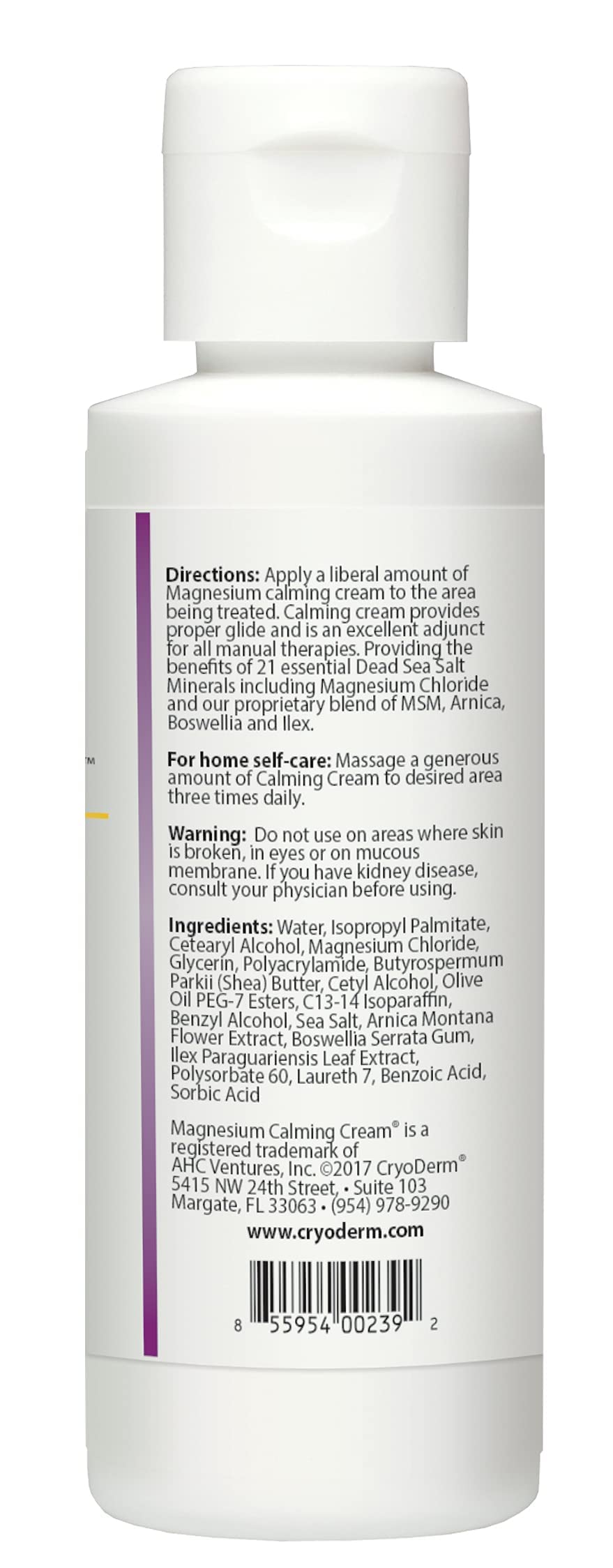 Magnesium cream for enhanced well-being