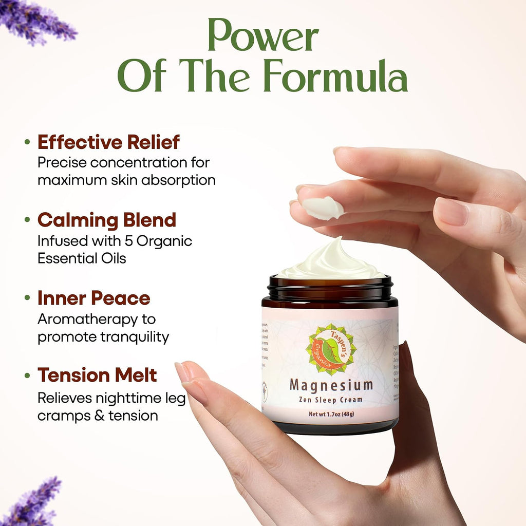magnesium cream for nighttime tranquility