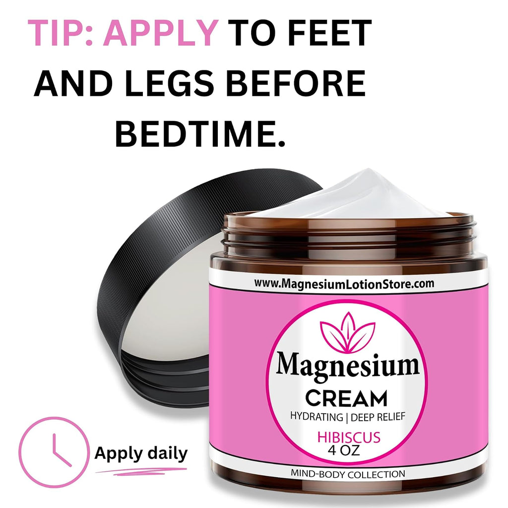 Magnesium cream for stress relief