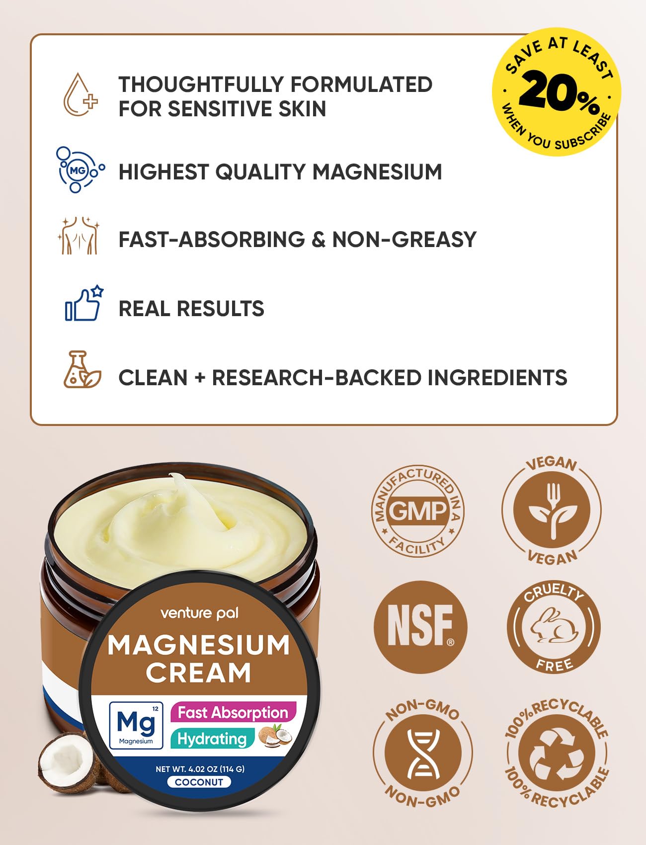magnesium cream for targeted pain relief