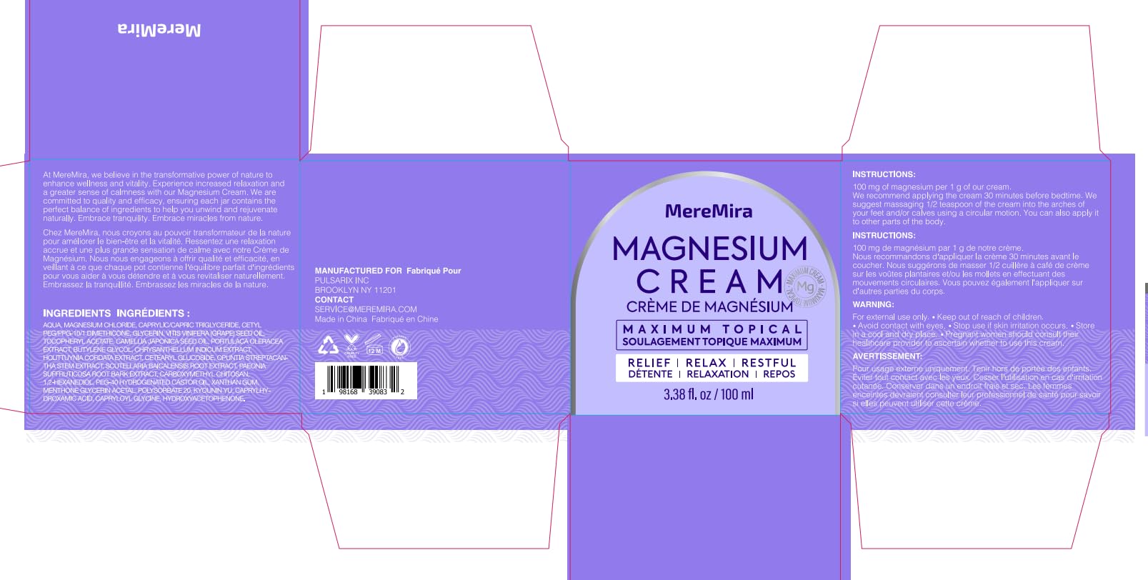 magnesium cream for tension relief