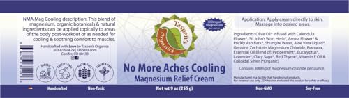 magnesium cream with natural ingredients
