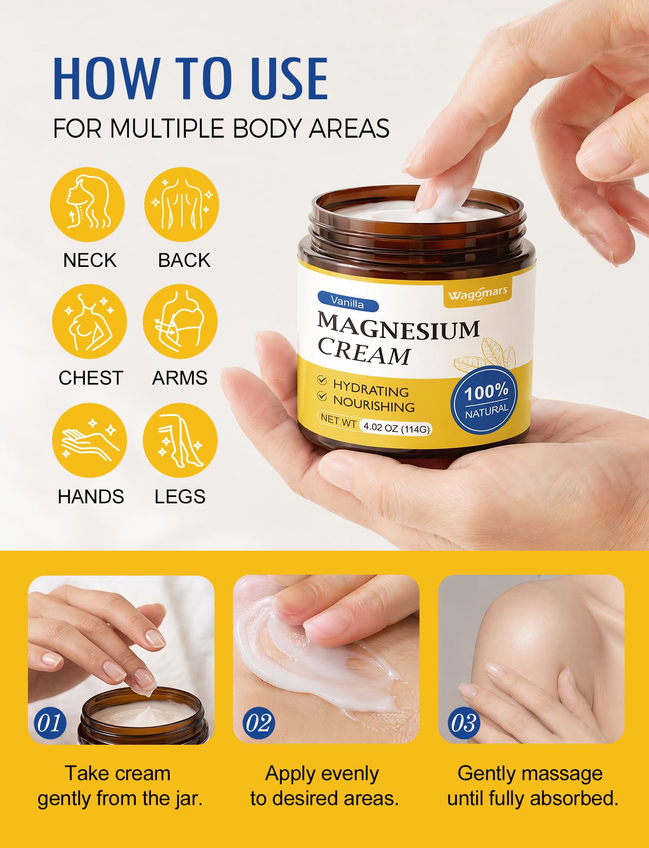 magnesium cream with natural ingredients
