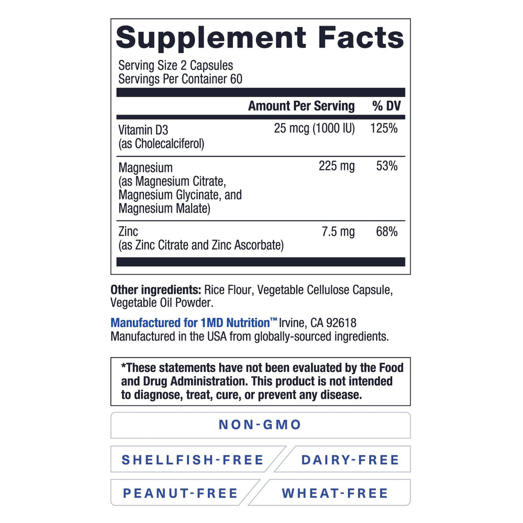 Magnesium D3 support for bone health