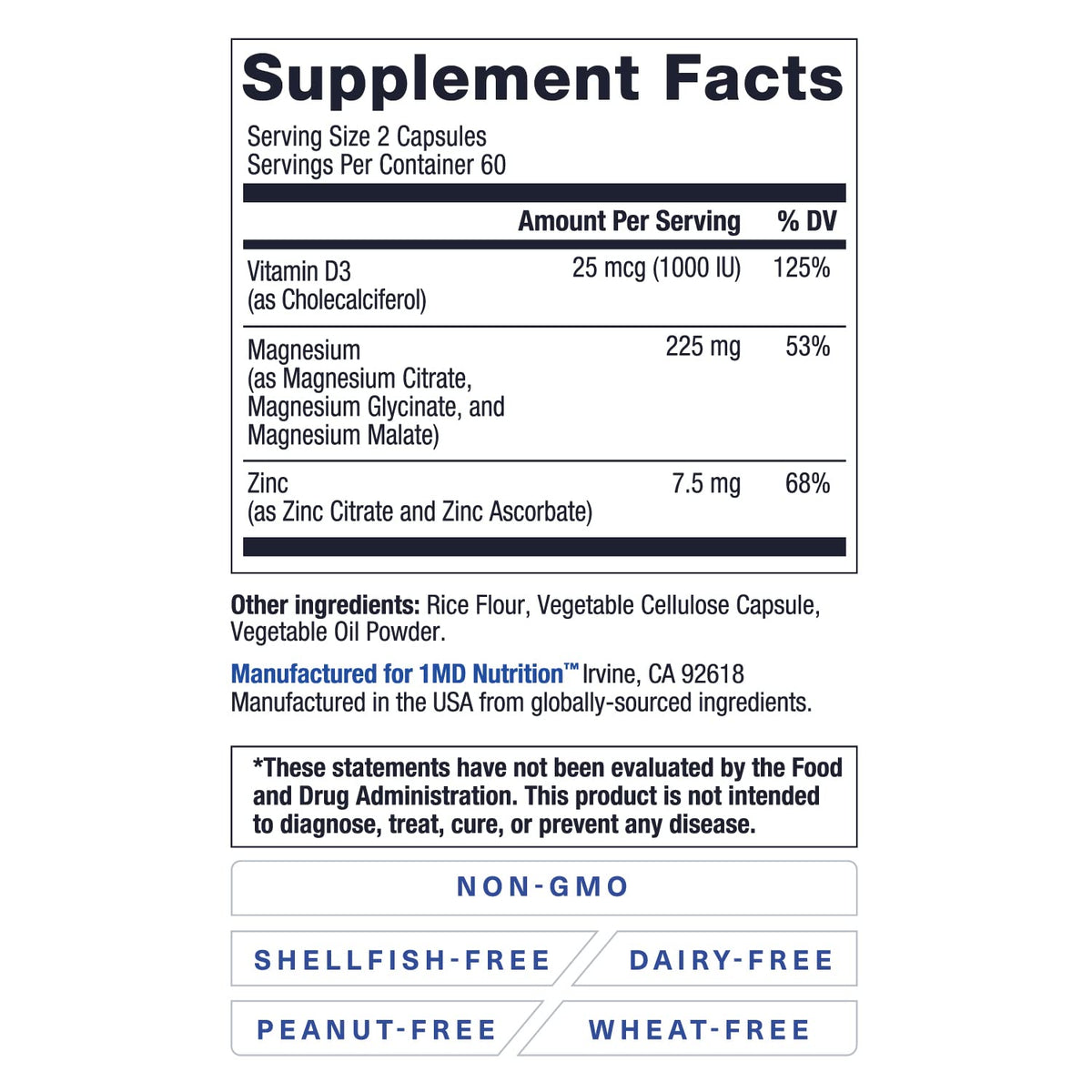 Magnesium D3 support for bone health