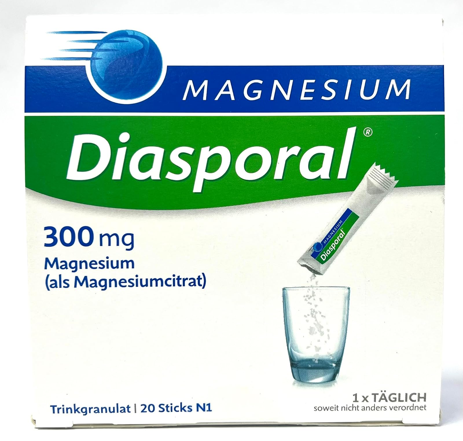 Magnesium Diasporal granules for relaxation