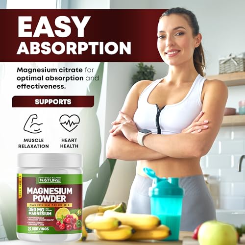 Magnesium drink mix for athletes