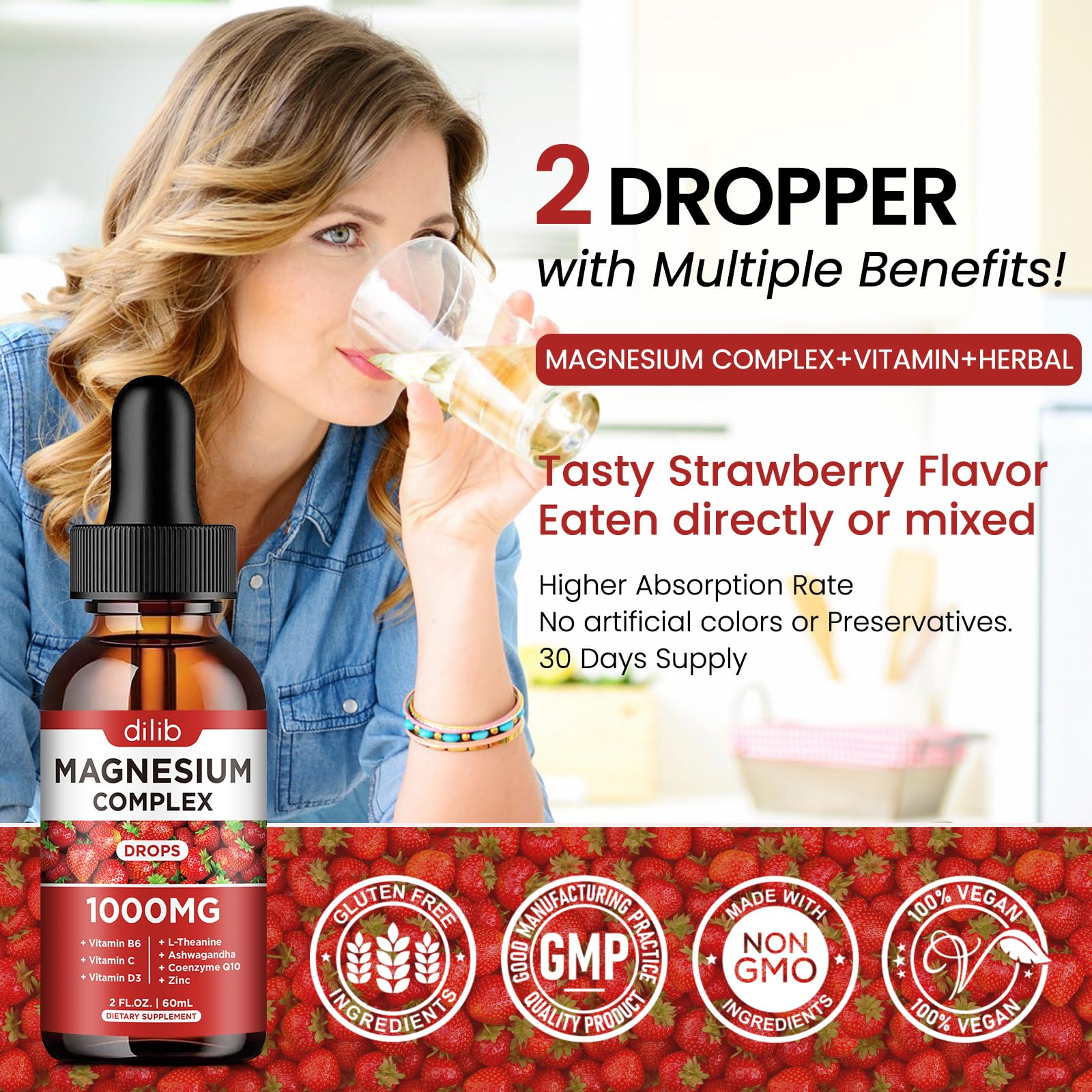 Magnesium drops for daily wellness