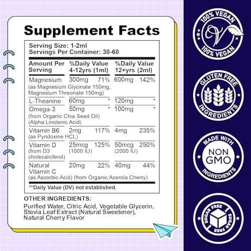 Magnesium drops for kids health
