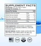 Magnesium drops for muscle recovery