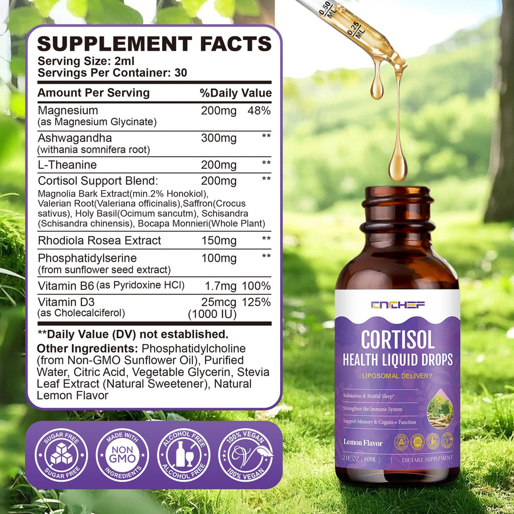 Magnesium drops for relaxation support