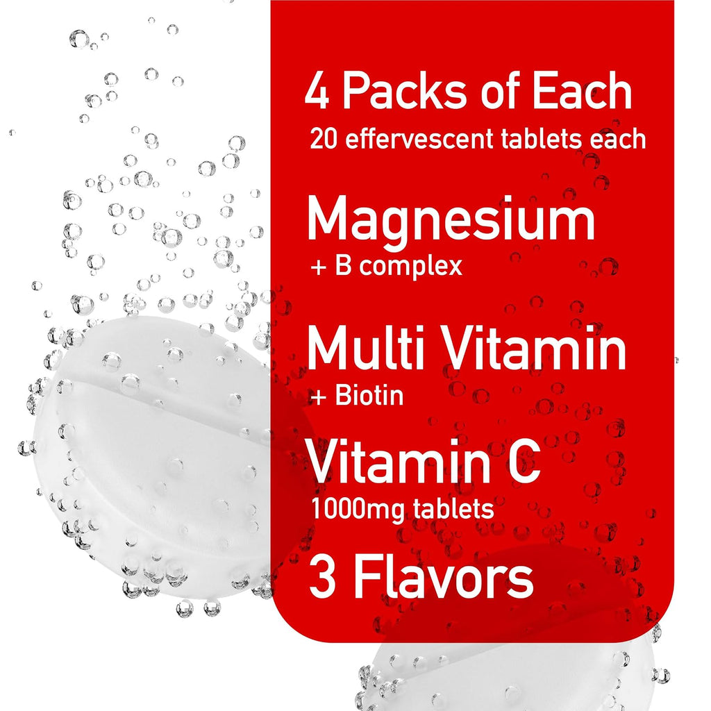 Magnesium effervescent drink for relaxation