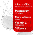 Magnesium effervescent drink for relaxation
