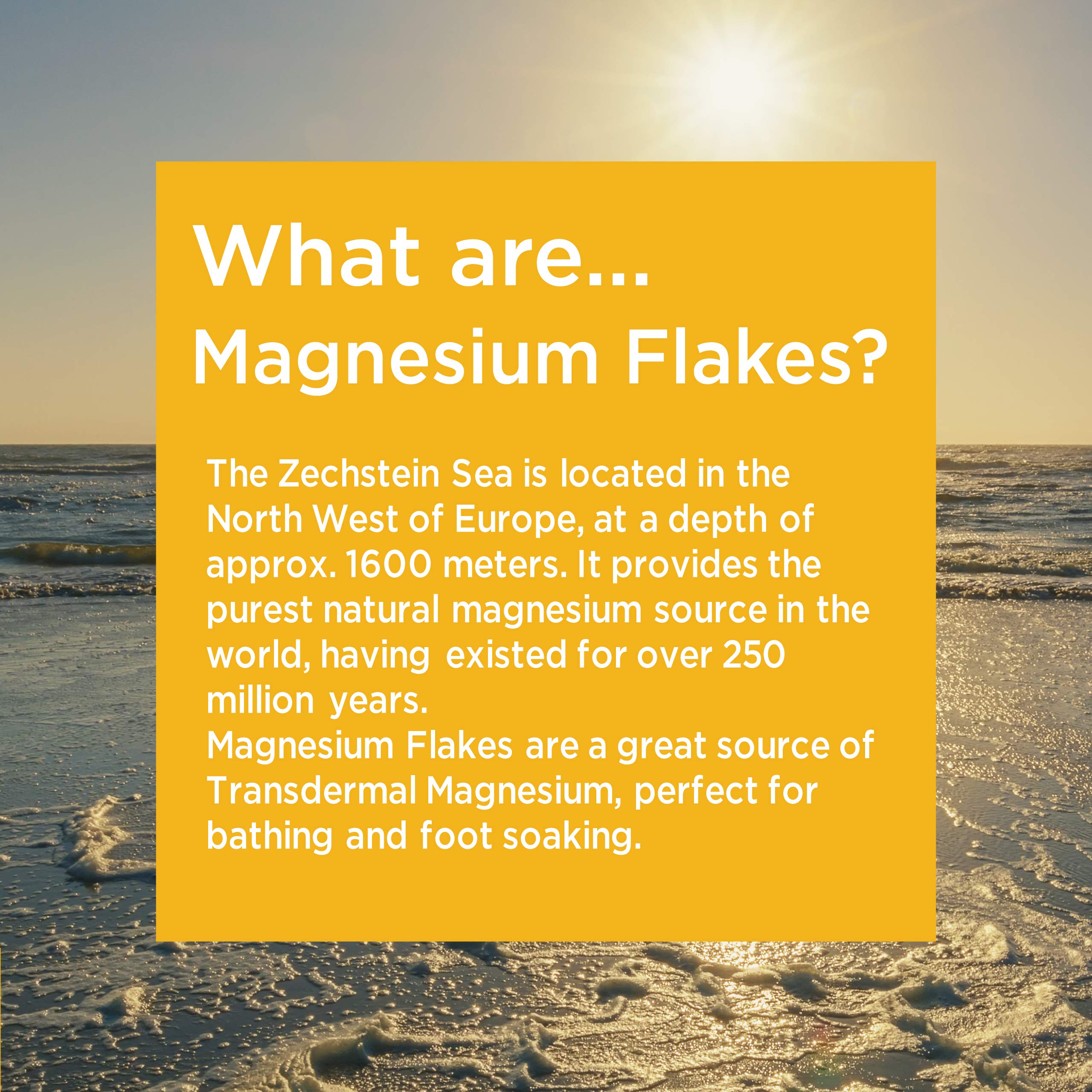 Magnesium flakes for post-workout recovery