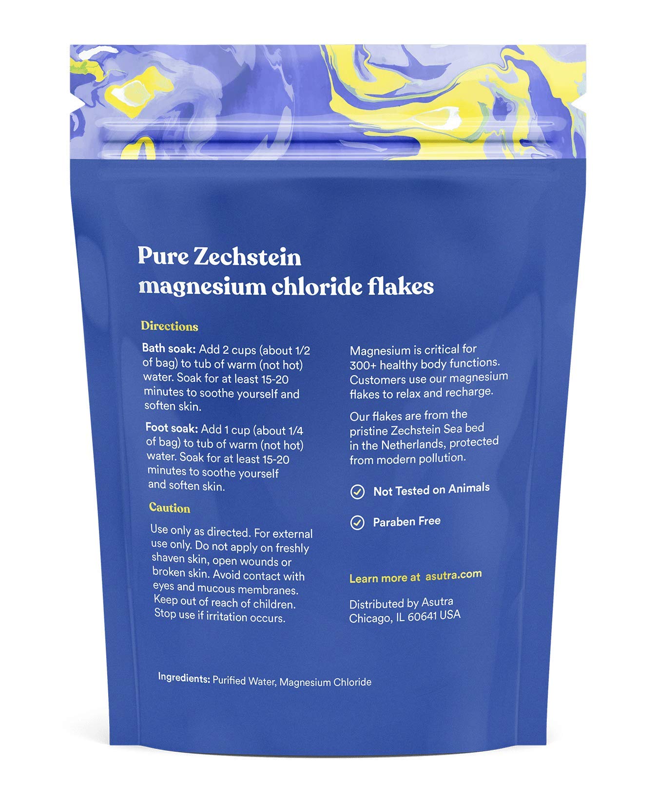 magnesium flakes for stress relief