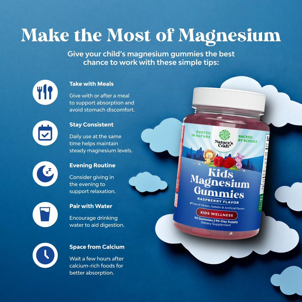 Magnesium for kids' healthy growth
