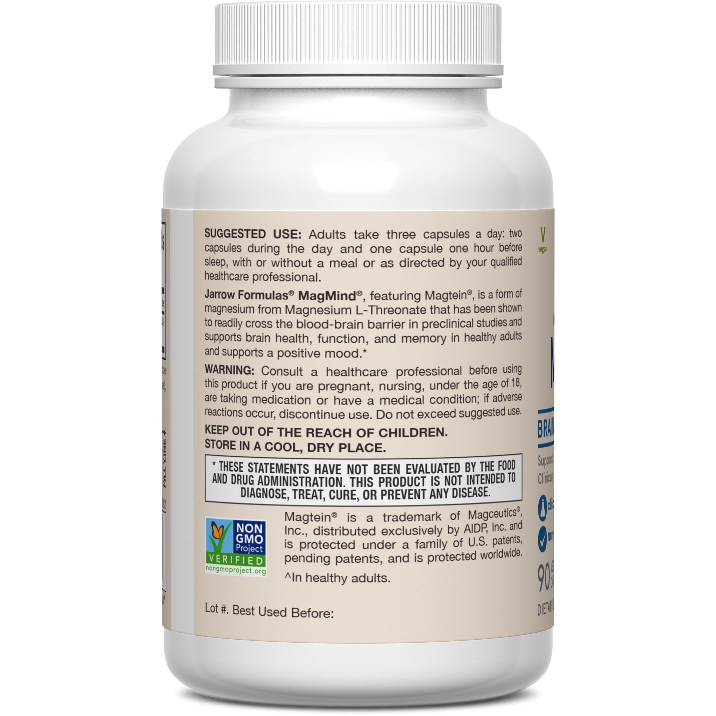 Magnesium for maintaining mental agility