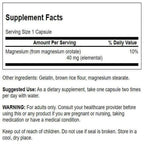 magnesium for muscle relaxation