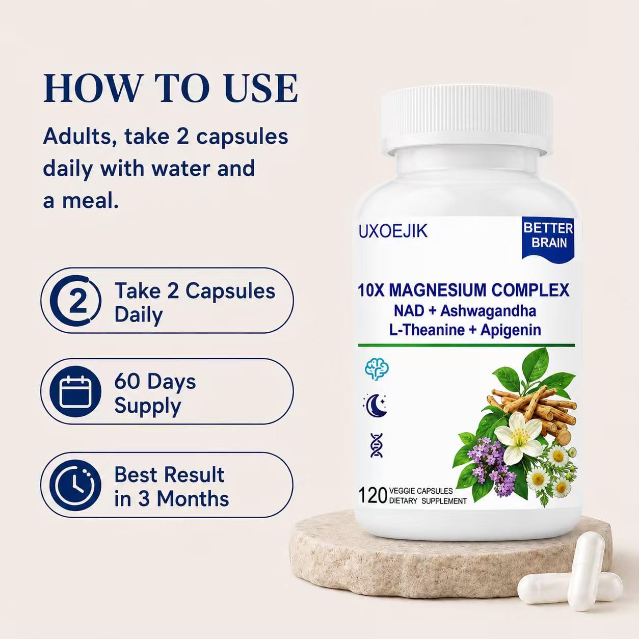 Magnesium for muscle relaxation