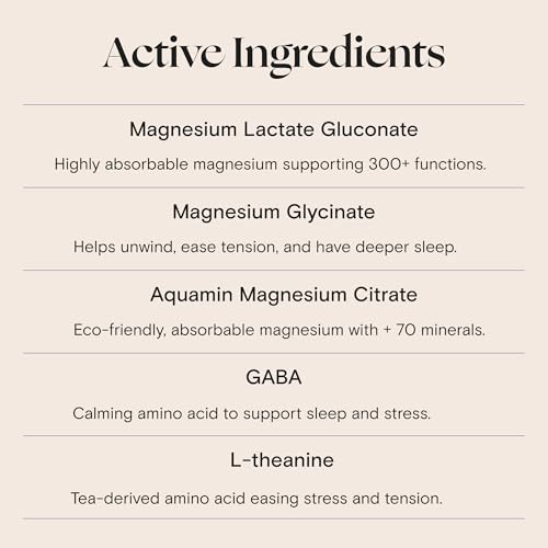 magnesium for relaxation and calm