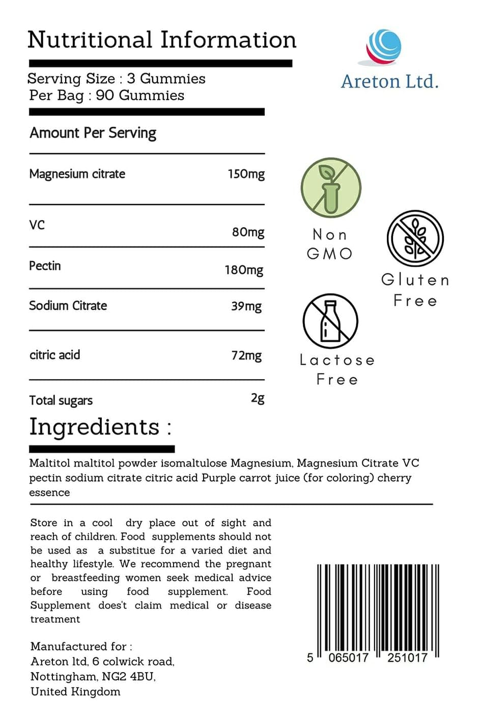 magnesium for relaxation and calmness