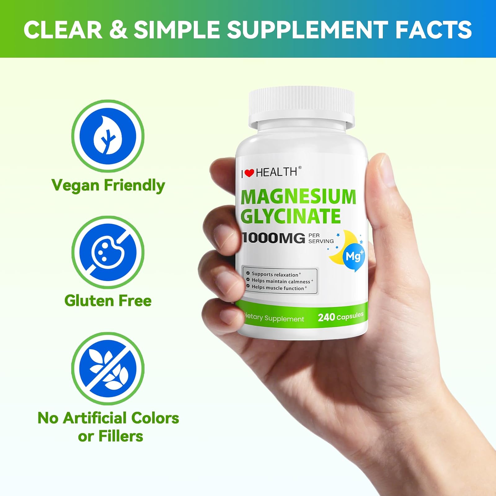 Magnesium for stress relief capsules
