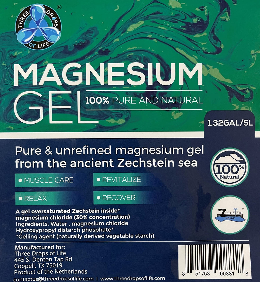 magnesium gel for enhanced recovery