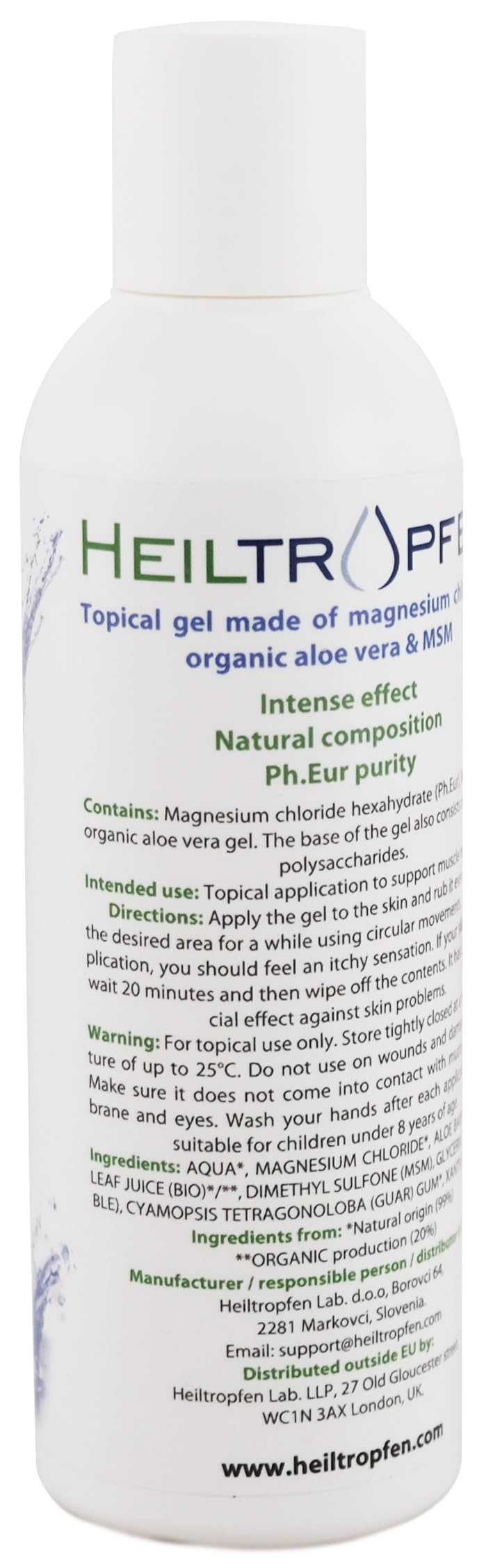 magnesium gel for enhanced relaxation