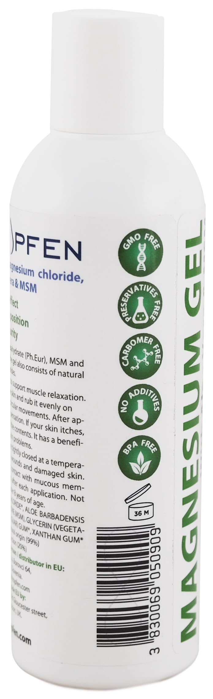 magnesium gel for soothing sore muscles