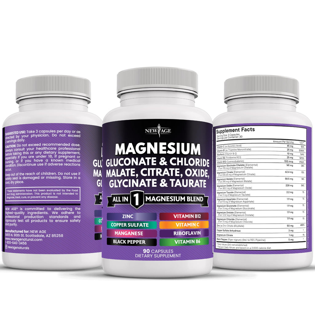 magnesium gluconate for improved mood