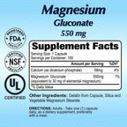 magnesium gluconate for muscle support