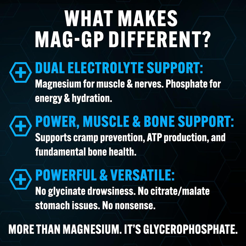 Magnesium glycerophosphate muscle recovery