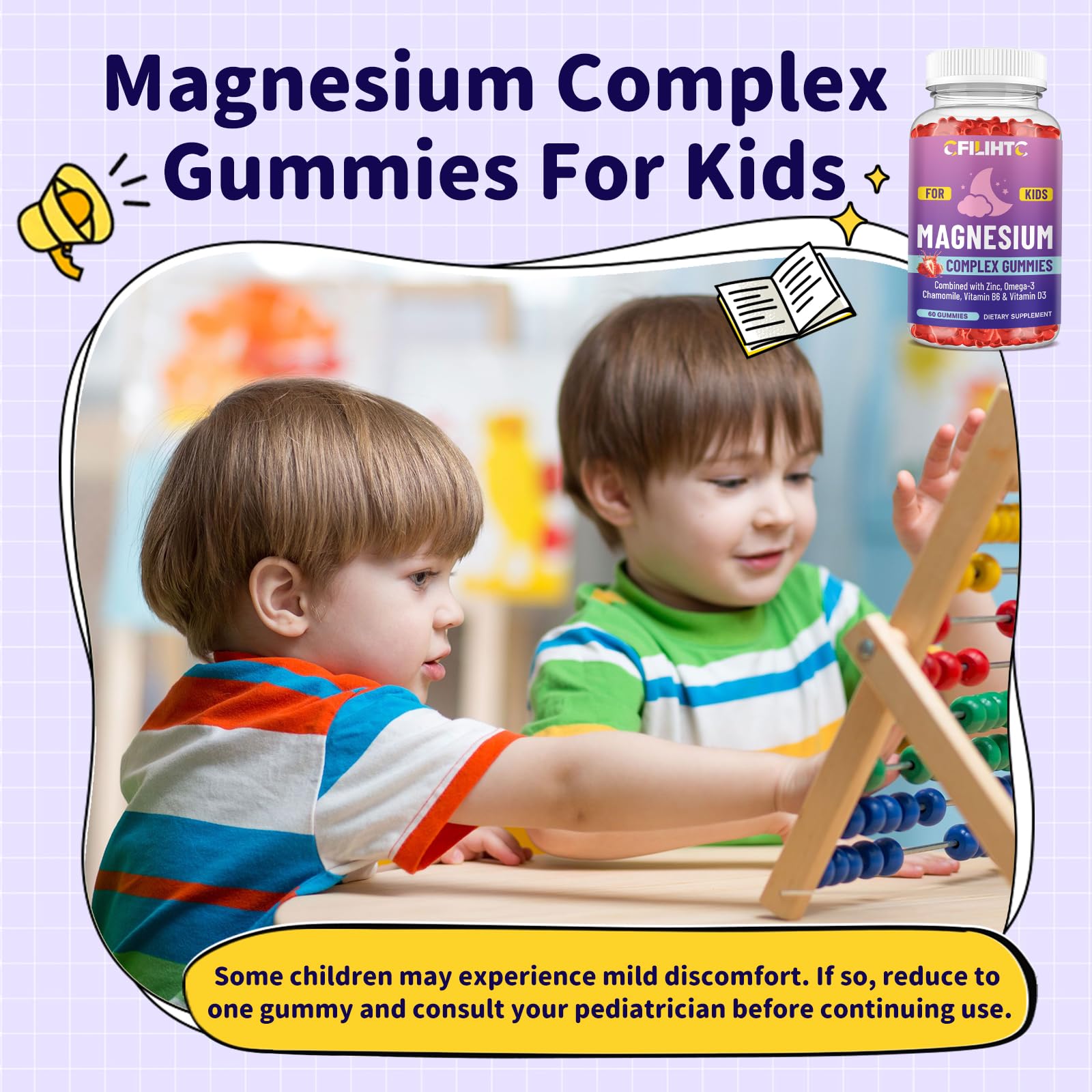 Magnesium glycinate 100 mg for kids