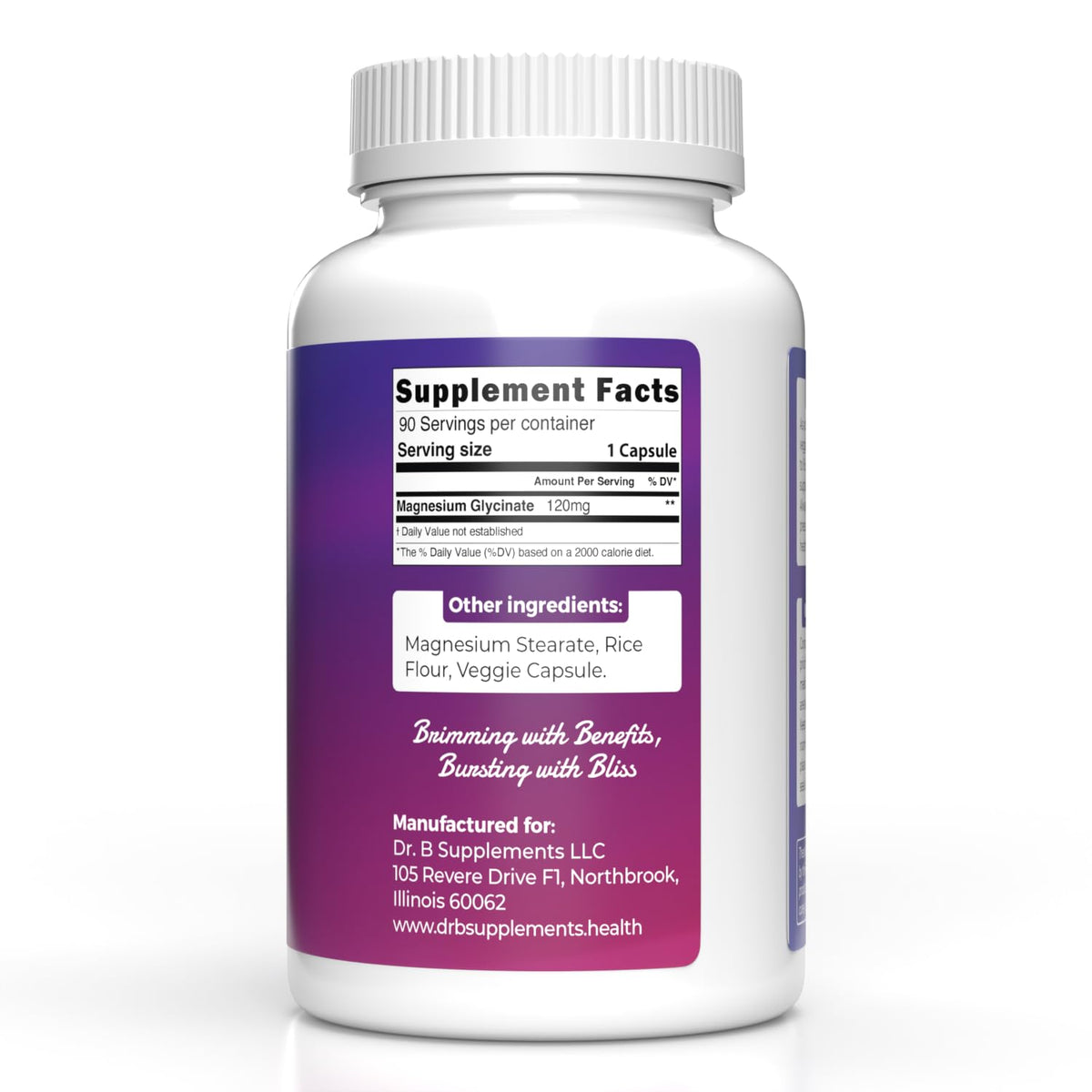 Magnesium Glycinate 120 mg for better sleep