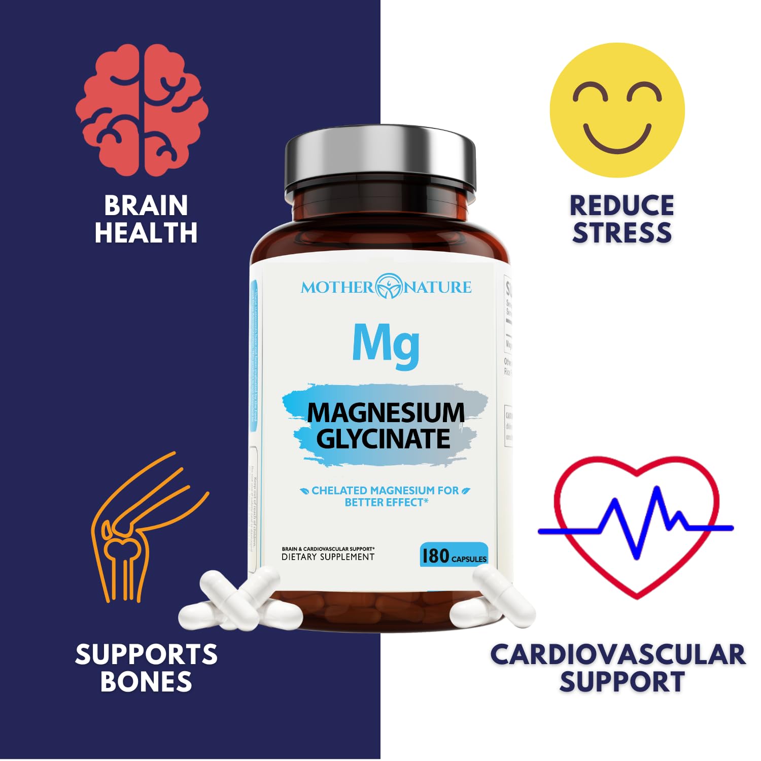 magnesium glycinate 180 capsules