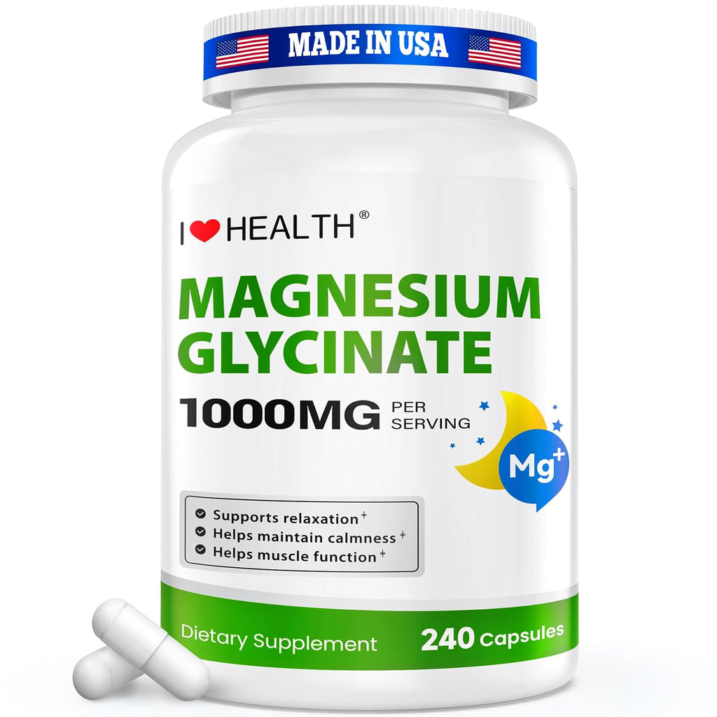 Magnesium Glycinate 200 mg capsules