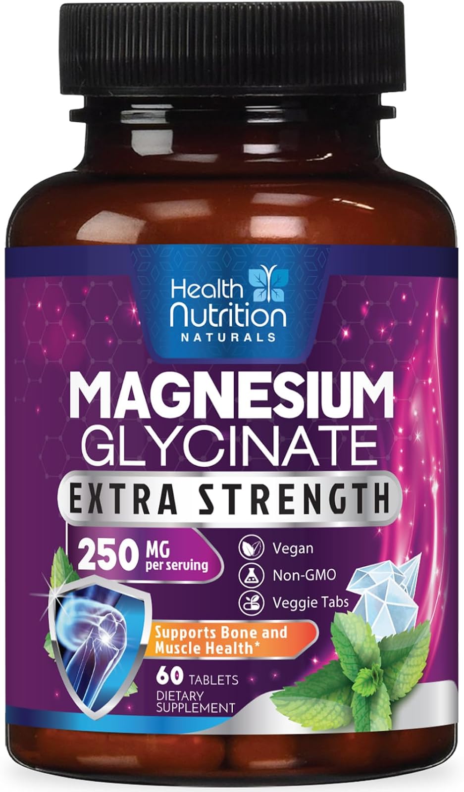 Magnesium Glycinate 250 mg tablets