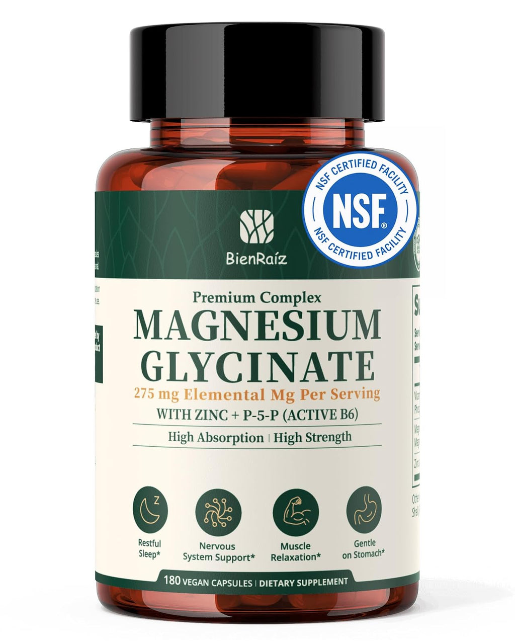 Magnesium Glycinate 275 mg capsules