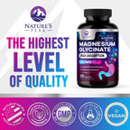 Magnesium glycinate 400 mg for stress relief